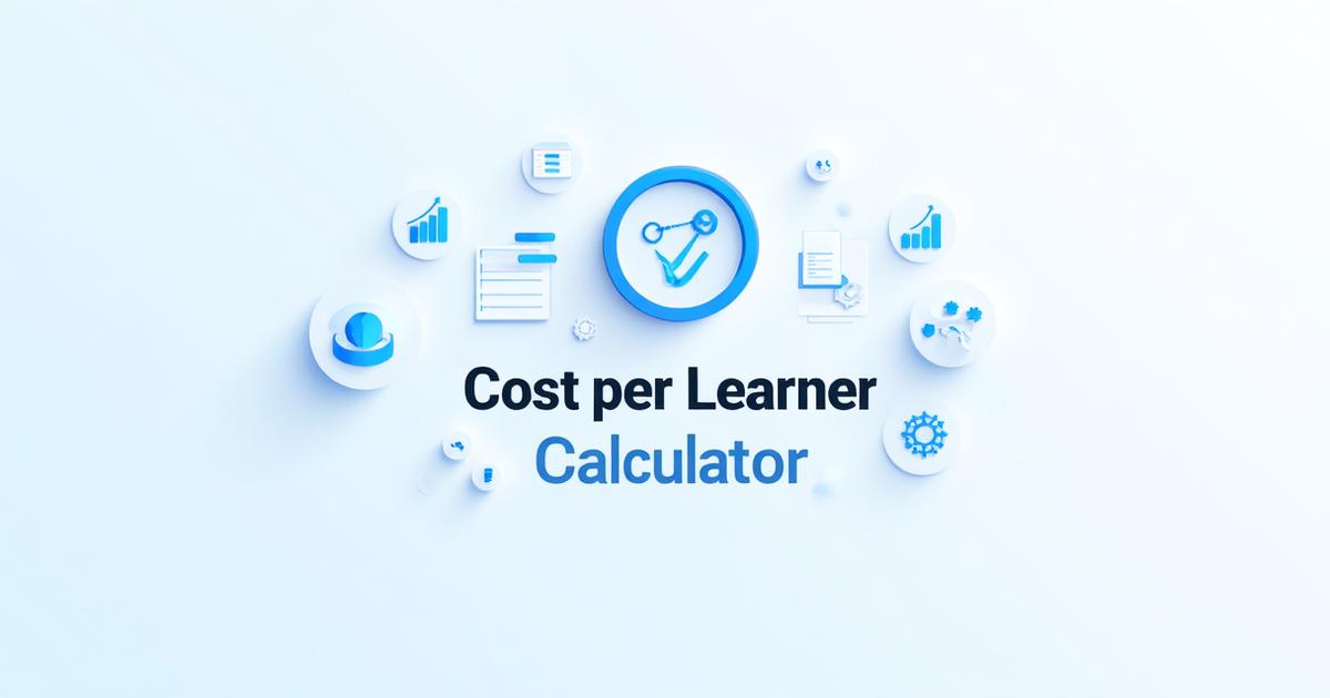 Cost per Learner – Digital Learning Calculator